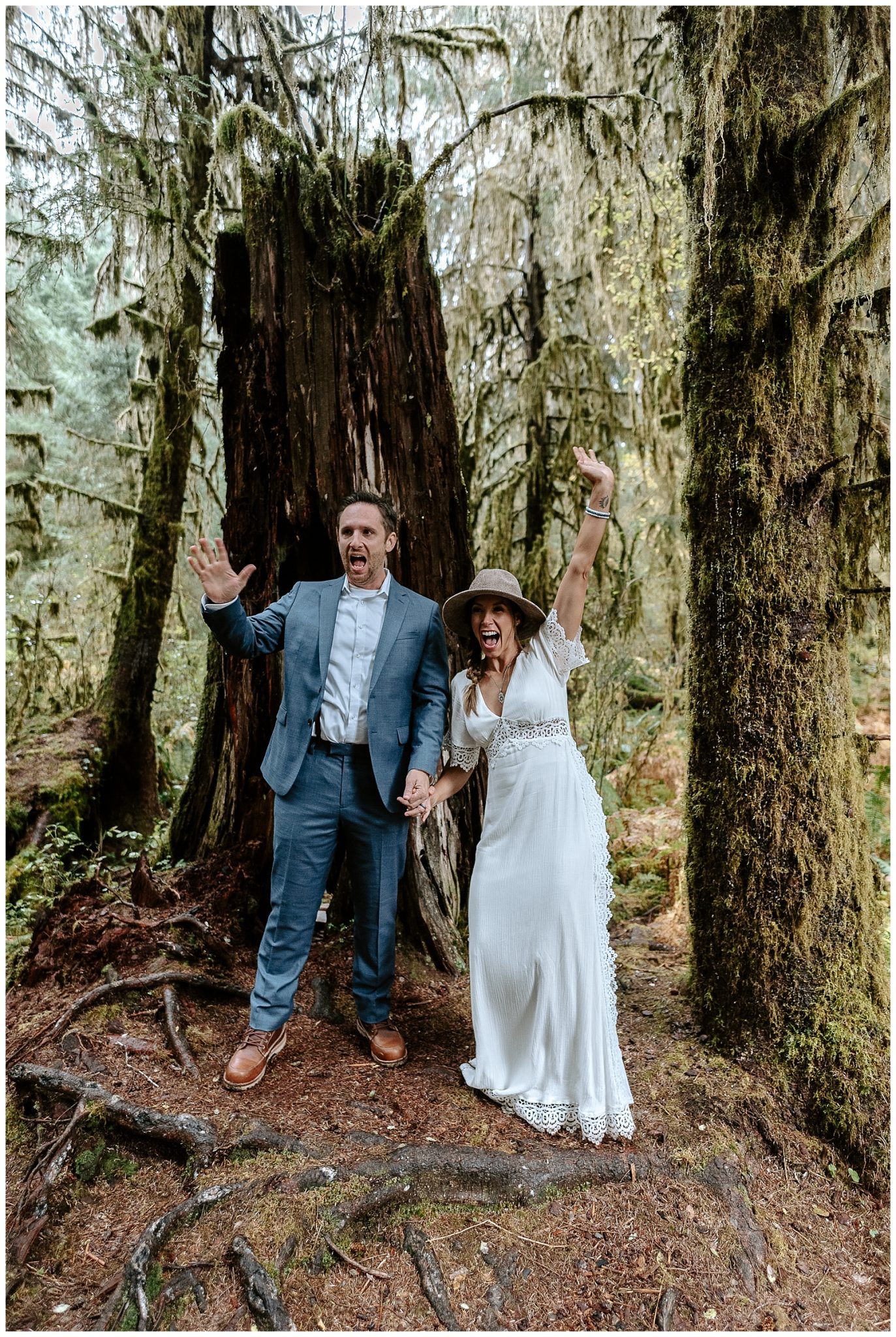 Hoh Rainforest Elopement - Courtney Lynn
